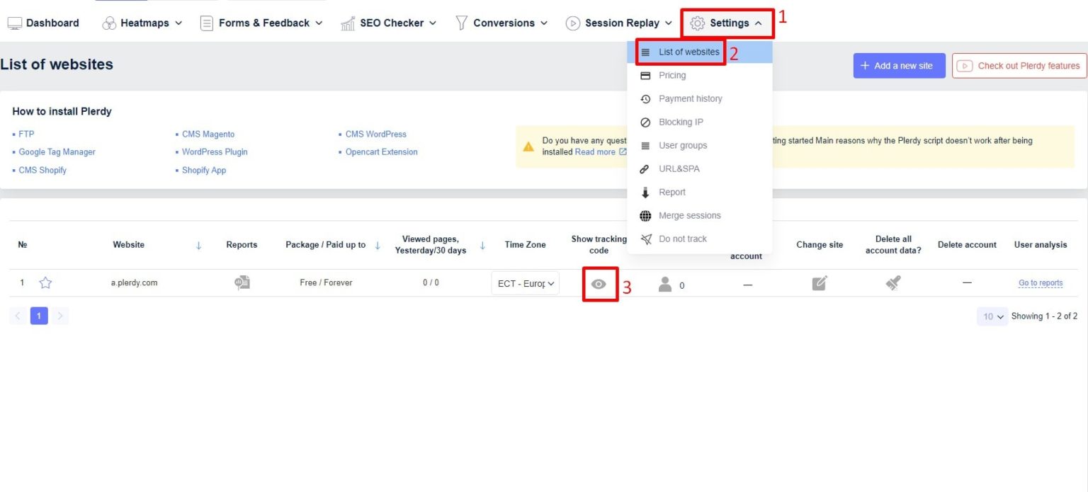How To Install Plerdy Using WordPress CMS – Plerdy