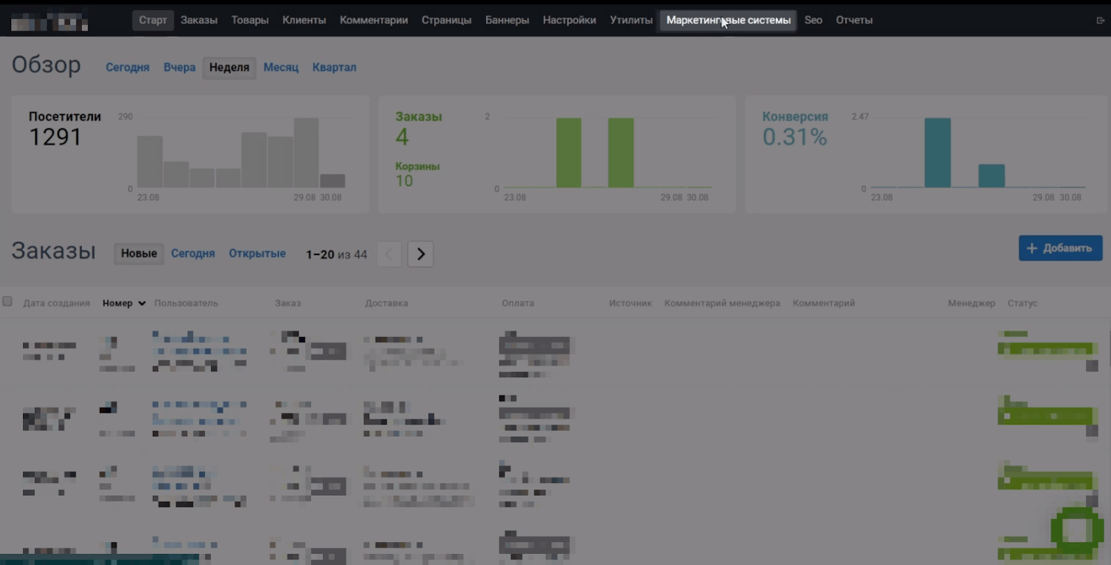 Как установить скрипт Plerdy с помощью CMS Horoshop – Plerdy
