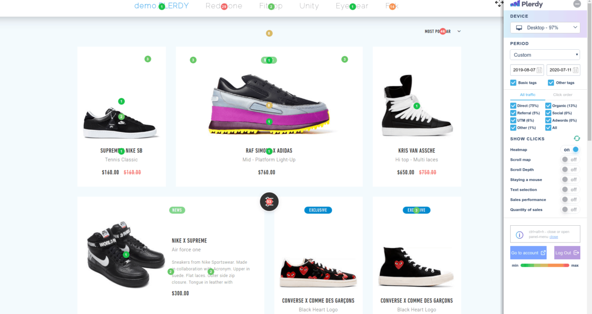 Mouse Click Heatmap – Plerdy