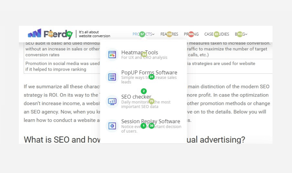 Mouse Click Heatmap — Plerdy