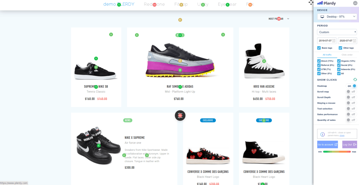 Free Website Heatmap Tool – Plerdy