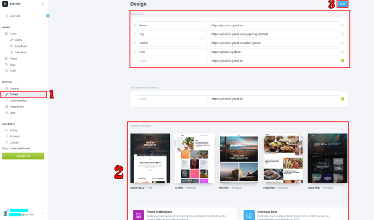 How to create a blog website on Ghost – Plerdy