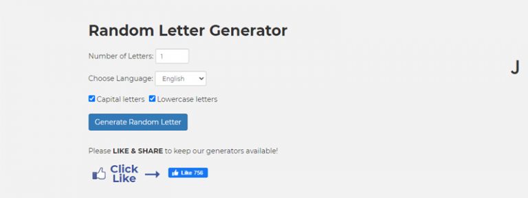 Top 5 Random Letter Generators – Plerdy