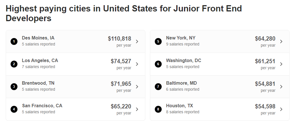 Web developer salary – Plerdy
