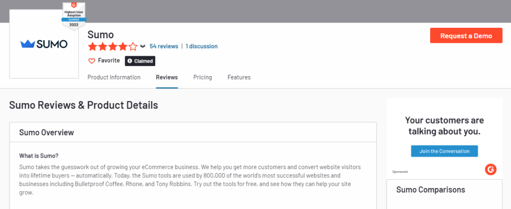 Sumo Reviews 2025 – Plerdy