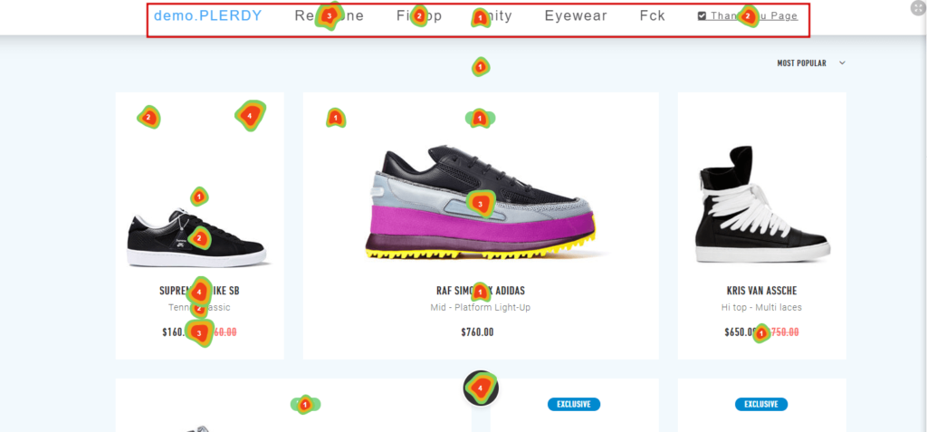 Heatmap Mouse Click Tracking – Plerdy