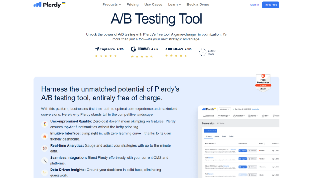 14 The Best A/B Testing Tools for 2025 – Plerdy