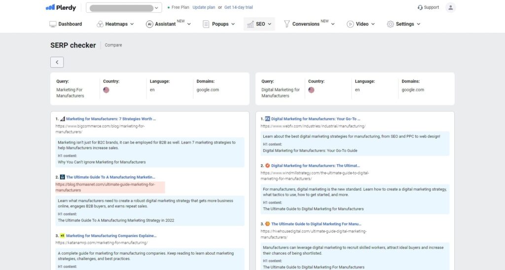 10 Best Free SERP Checkers for 2025 – Plerdy