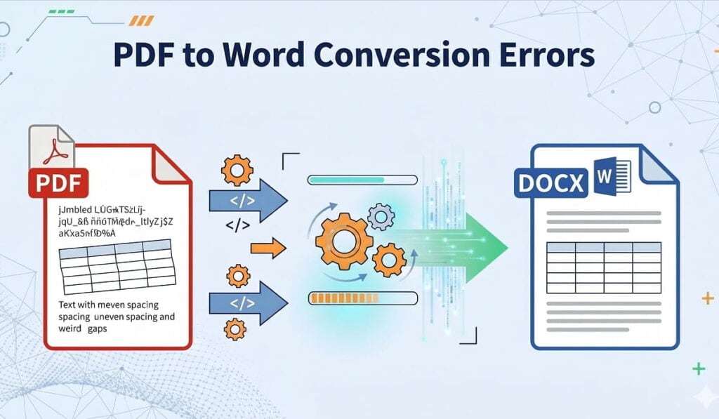PDF to Word Conversion Errors: Fix Broken Fonts, Tables, and Spacing ...
